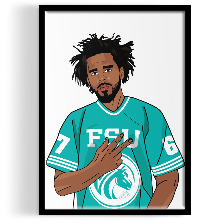 Inspired by J Cole Wall Art | TCROWE – T.CROWE™